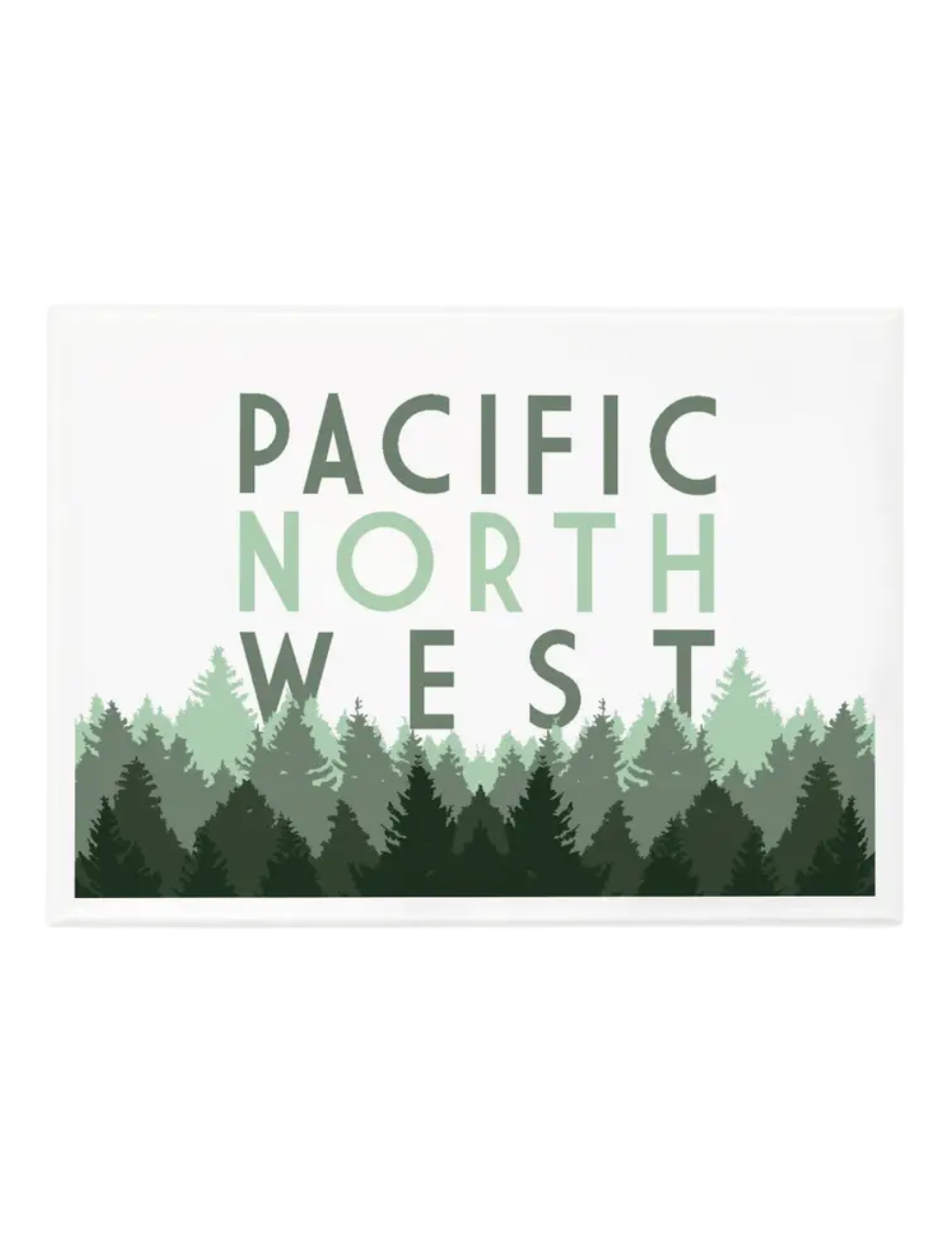 Pacific North West Pine Trees Magnet - Portage Bay Goods
