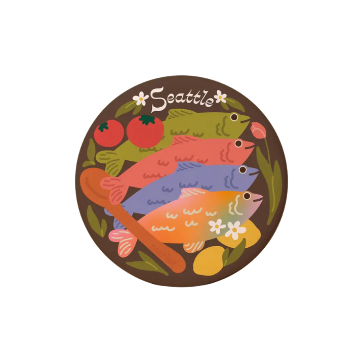 Seattle Farm Market Magnet - Portage Bay Goods