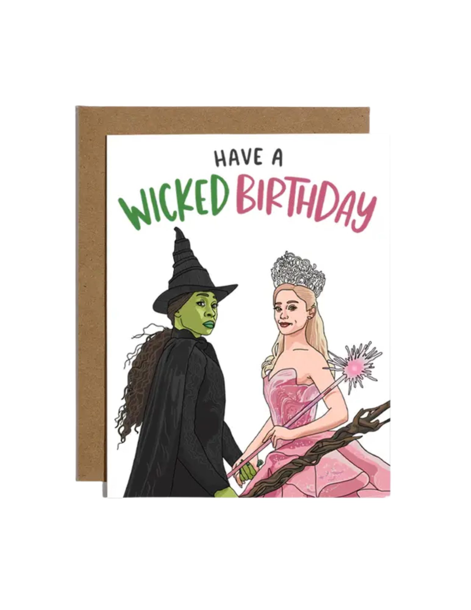 Birthday Card - Glinda and Elphaba - Portage Bay Goods