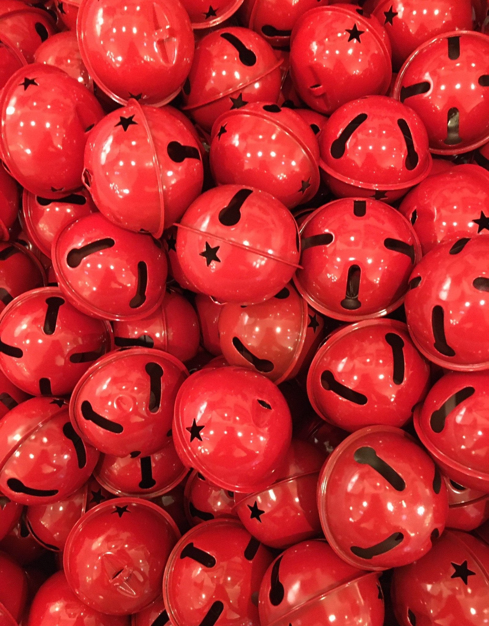 Beautiful Red Bell With Beautiful Sound! 2 3/4 Inches - Round ...