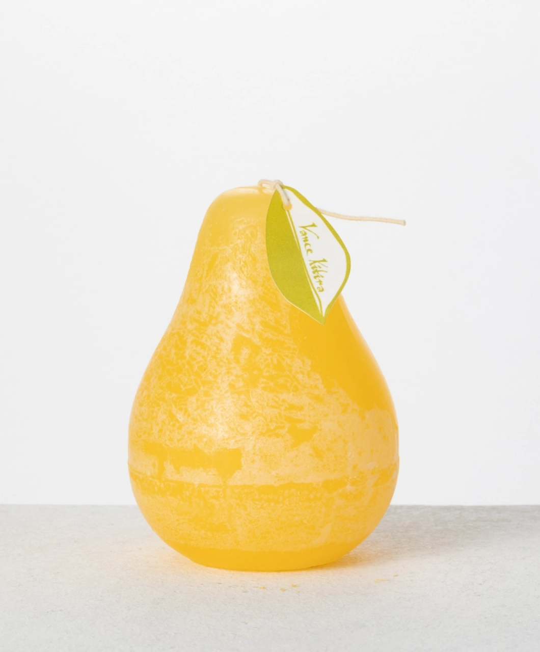 Timber Pear Pale Yellow 3 x 4 - Vance Kitira Candle - European Splendor®