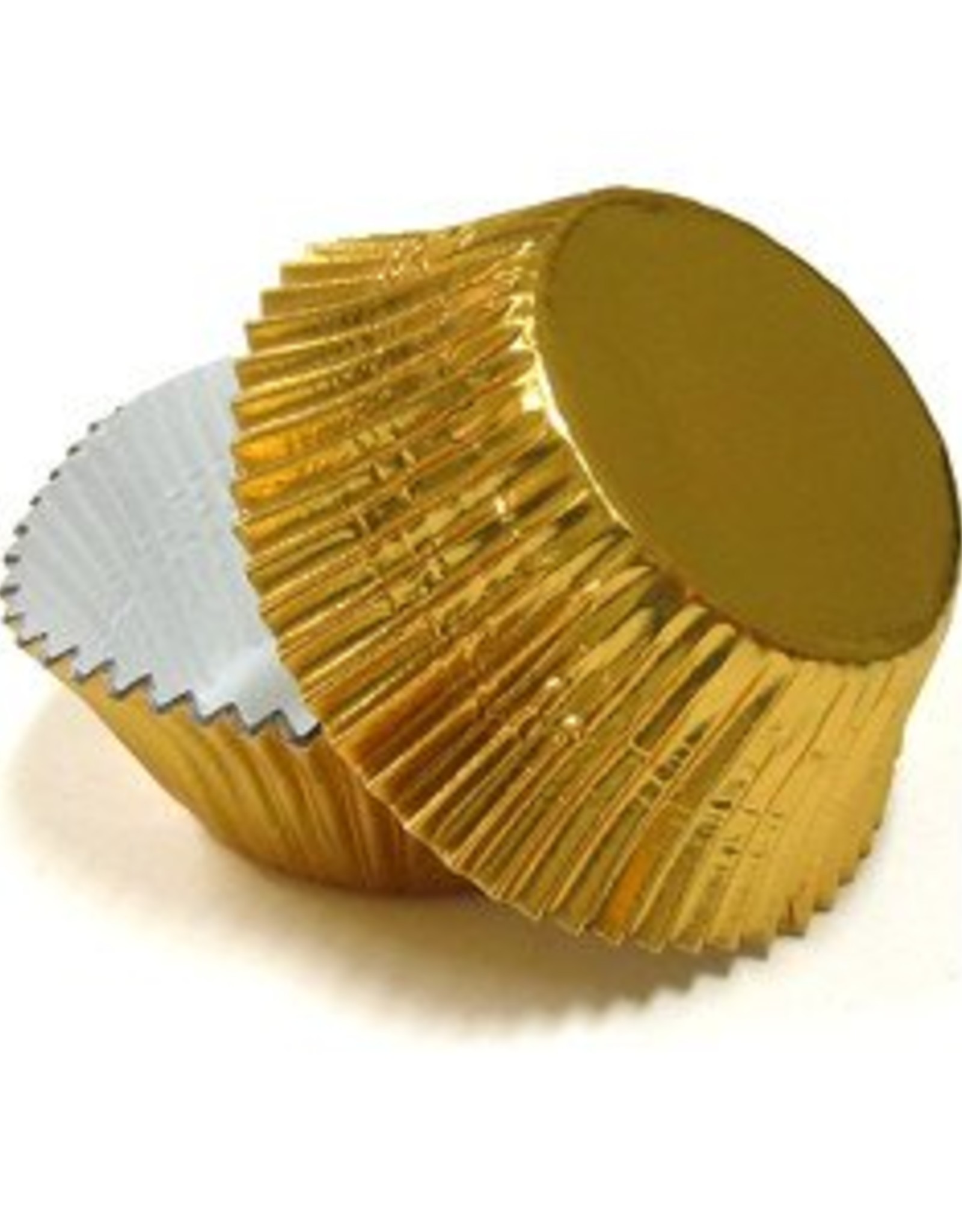 CK Gold Foil Mini Baking Cups (40-50ct) - Sweet Baking Supply