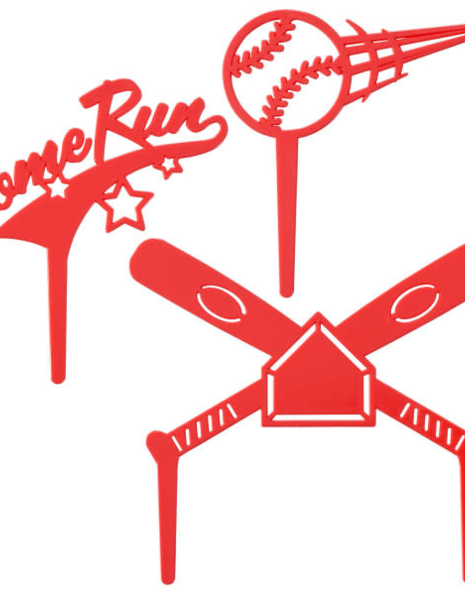 Decopac Baseball Cake Topper Set - Sweet Baking Supply
