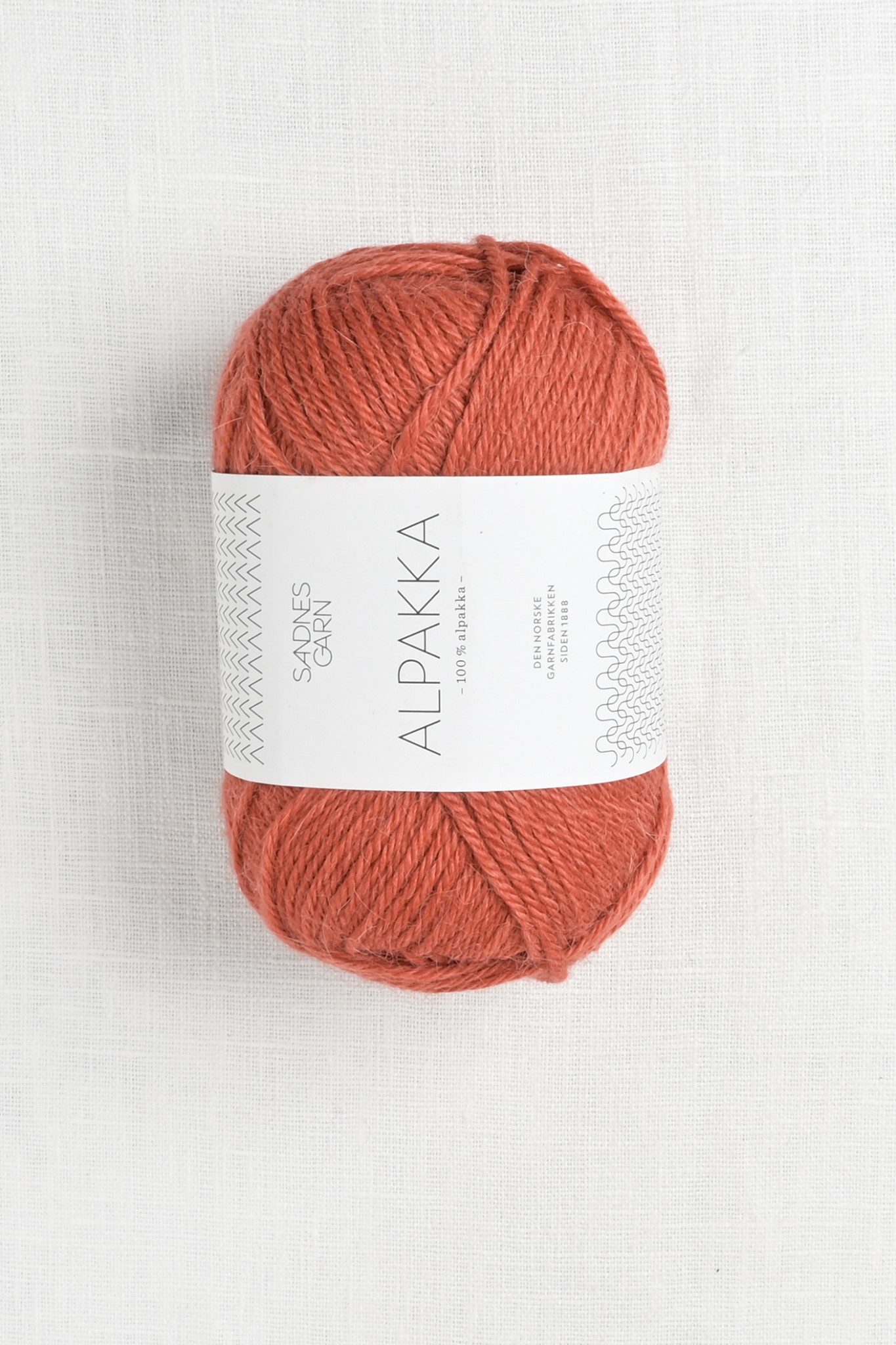 Sandnes Garn Alpakka 4035 Dark Terracotta - Wool and Company Fine Yarn