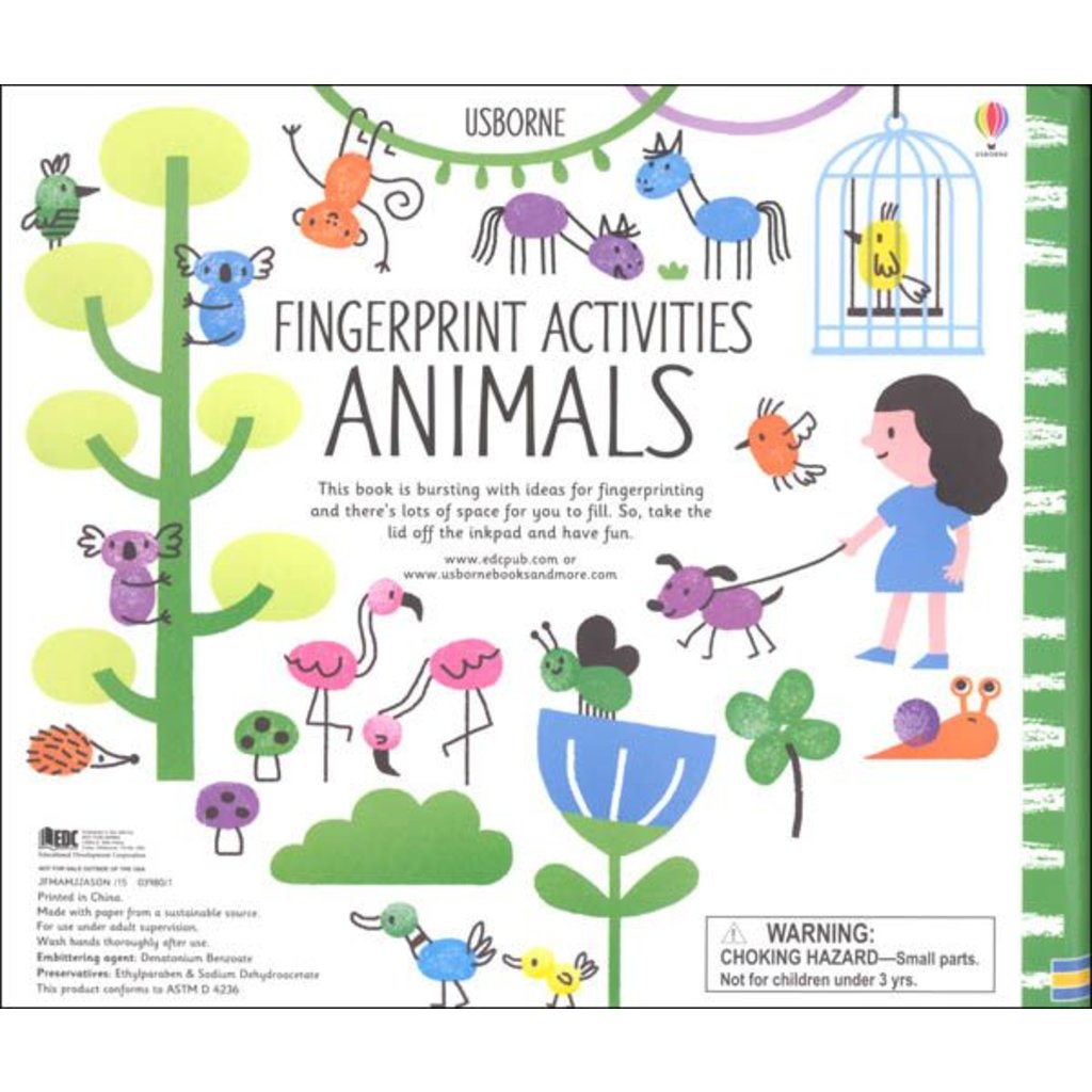 FINGERPRINT ACTIVITIES ANIMALS - THE TOY STORE