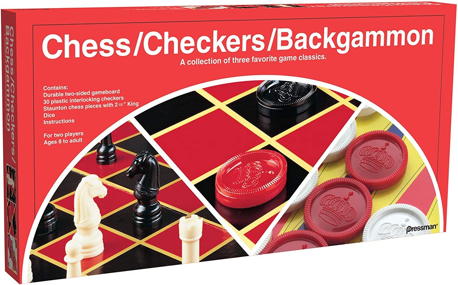 CHESS / CHECKERS / BACKGAMMON - THE TOY STORE