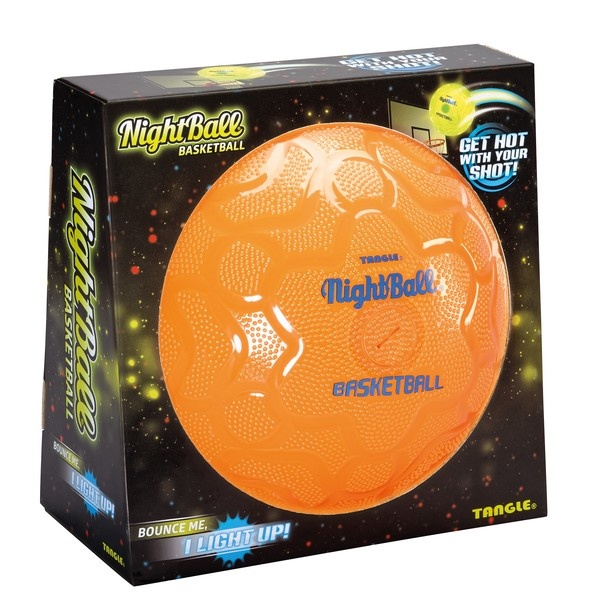 NIGHT BALL BASKETBALL ORANGE - THE TOY STORE