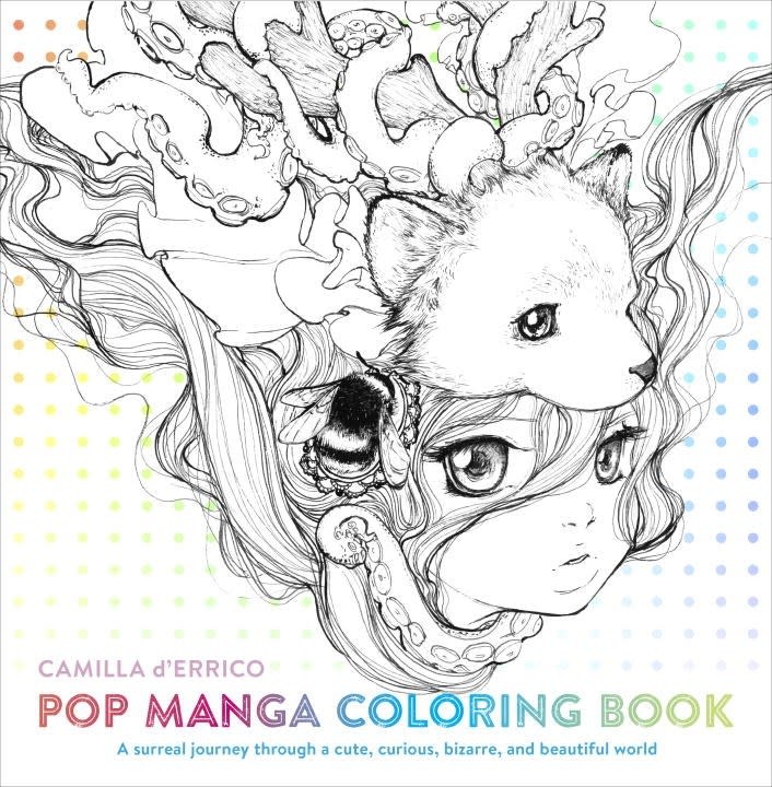 POP MANGA COLORING BOOK PB - THE TOY STORE