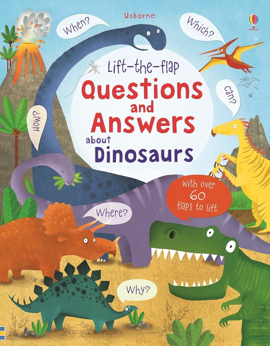 QUESTIONS & ANSWERS LIFT FLAP BB DINOSAURS - THE TOY STORE