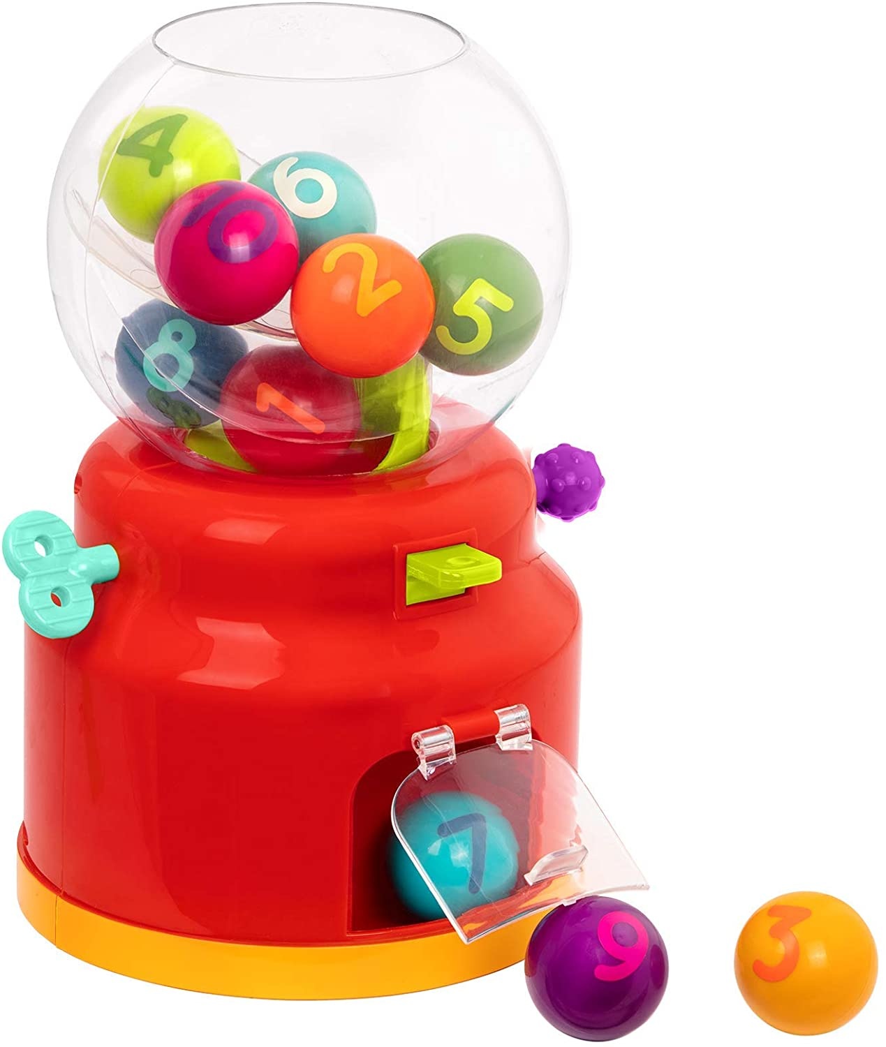 NUMBERS & COLORS GUMBALL MACHINE - THE TOY STORE