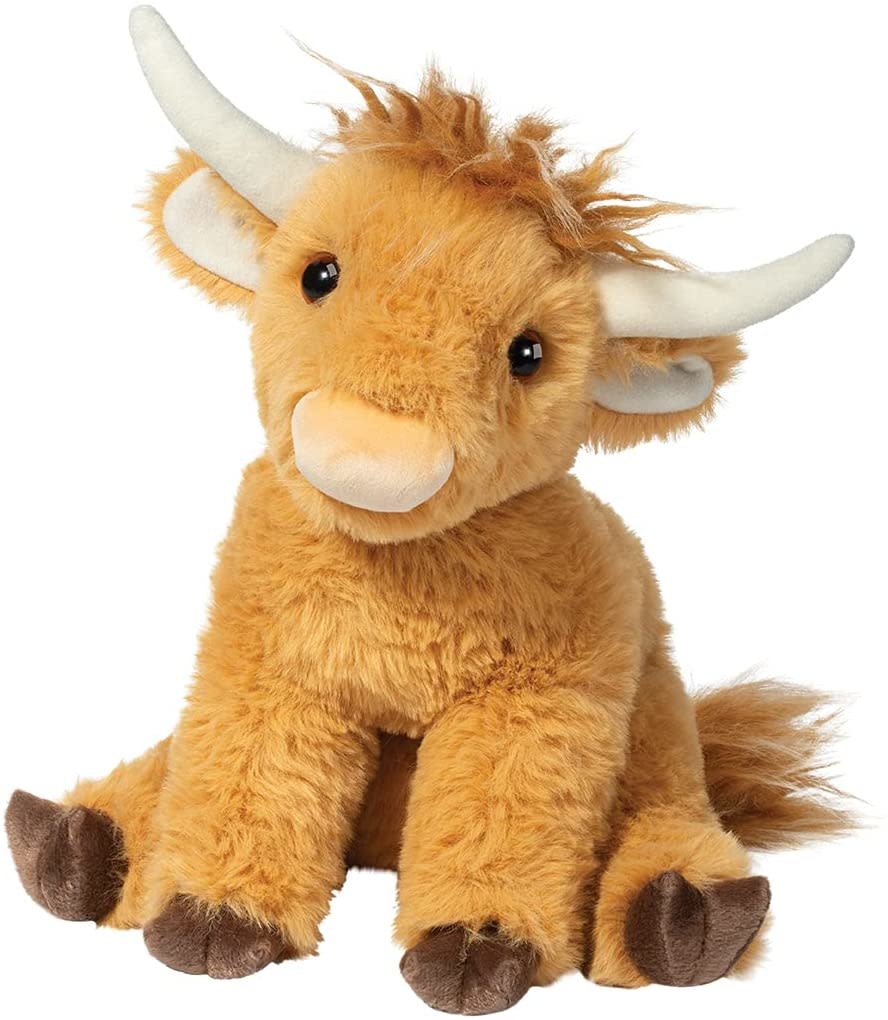 SCOTTIE HIGHLAND COW SOFTIE - THE TOY STORE