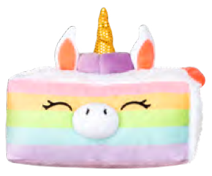 SNACKERS UNICORN CAKE SQUISHABLE - THE TOY STORE