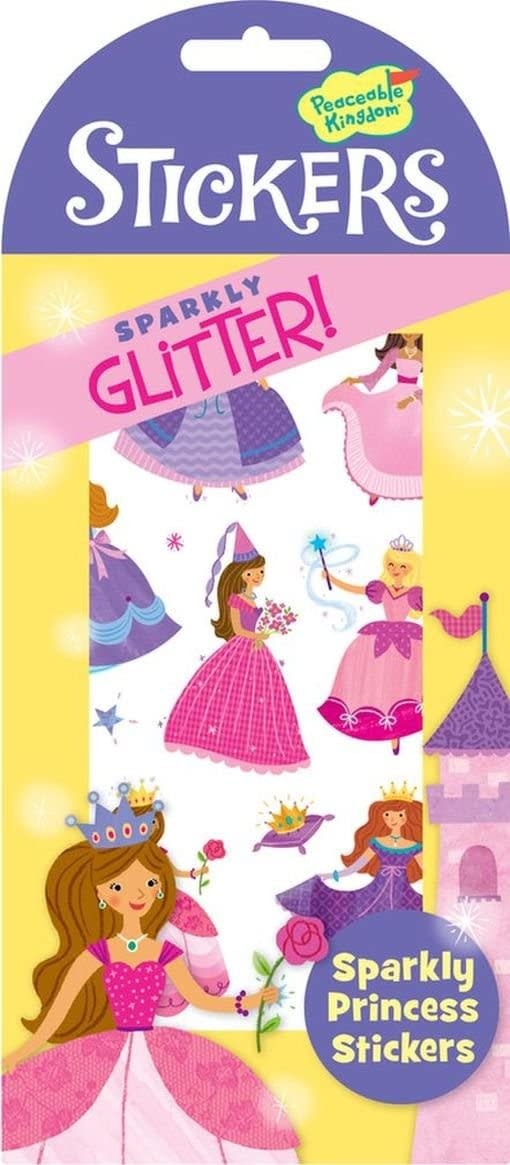 SPARKLY PRINCESS GLITTER STICKERS - THE TOY STORE