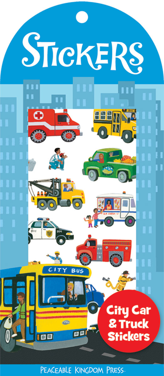 CITY CAR & TRUCK STICKERS - THE TOY STORE