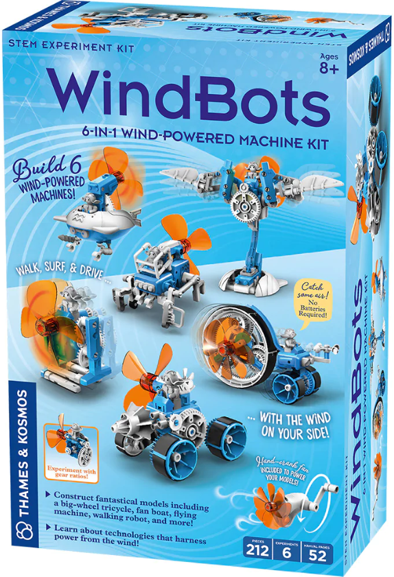 WINDBOTS: 6 IN 1 WIND POWERED MACHINE KIT - THE TOY STORE