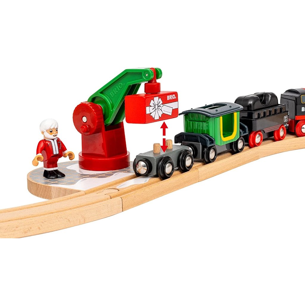 BRIO CHRISTMAS STEAMING TRAIN SET - THE TOY STORE