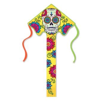 EASY FLYER SUGAR SKULL KITE - THE TOY STORE