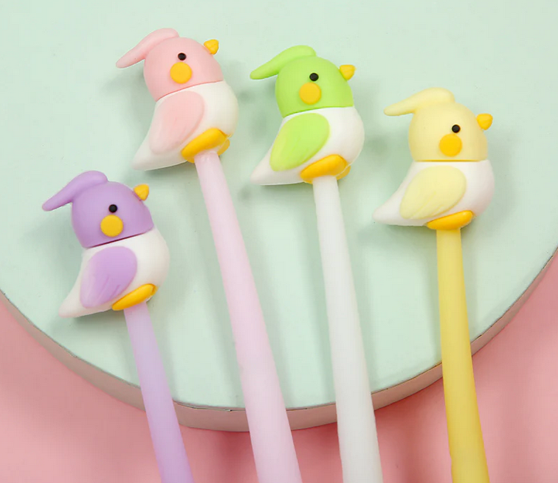 FINELINE GEL PEN BIRD WIGGLE - THE TOY STORE