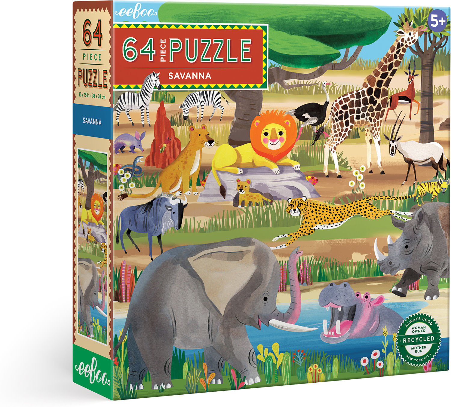 SAVANNA 64 PIECE PUZZLE - THE TOY STORE