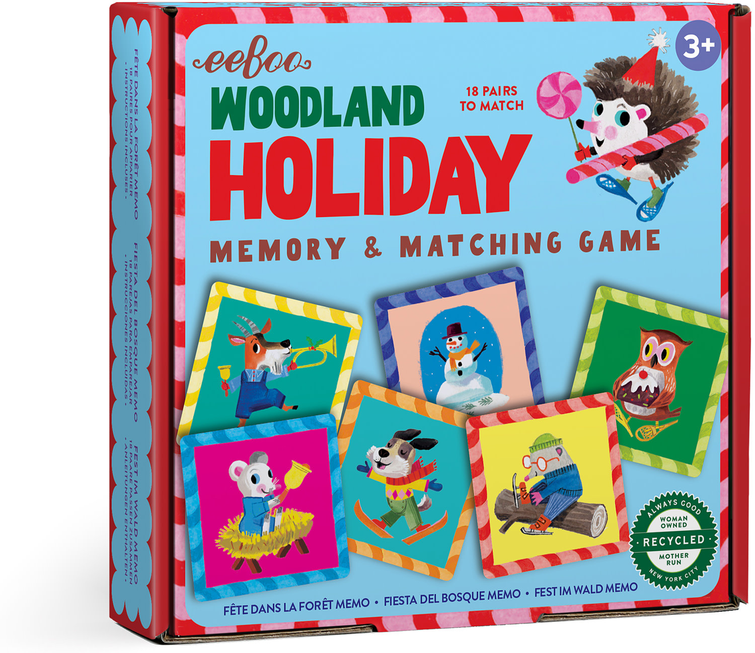WOODLAND HOLIDAY MEMORY & MATCHING GAME - THE TOY STORE