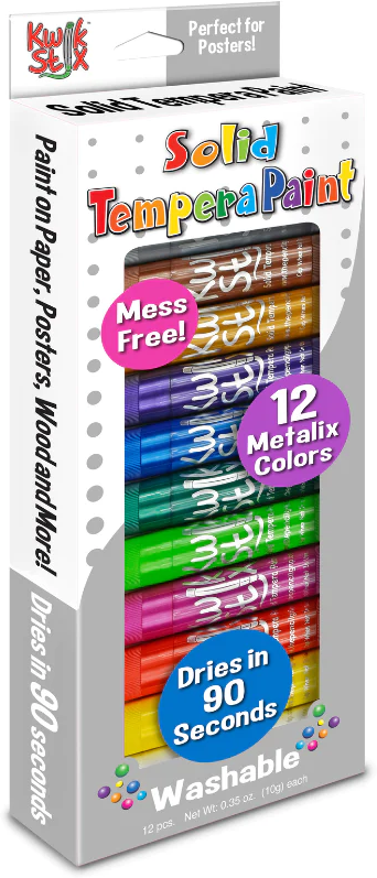 KWIK STIX METALLIC COLORS 12 PACK - THE TOY STORE