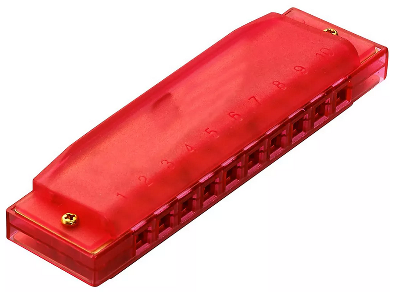 CLEARLY COLORFUL HARMONICA - THE TOY STORE