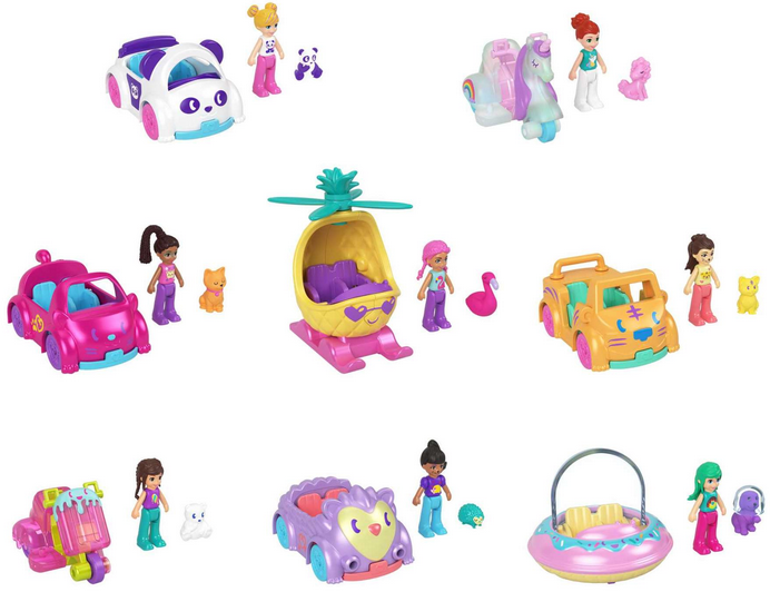 POLLY POCKET VEHICLE AND FIGURINE - THE TOY STORE