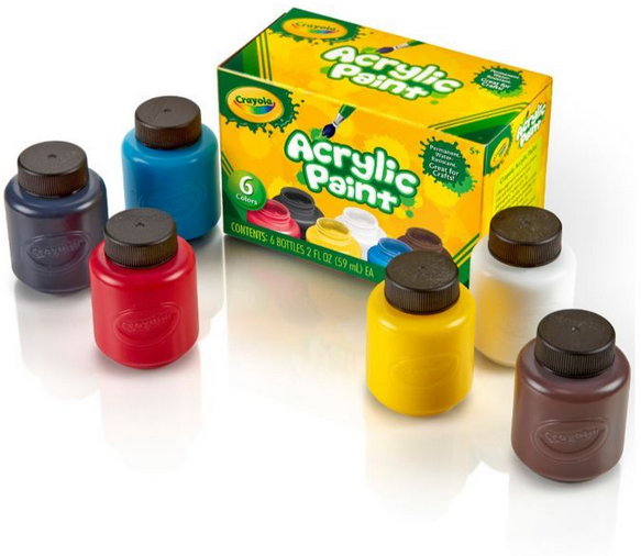 CRAYOLA ACRYLIC PAINT - THE TOY STORE