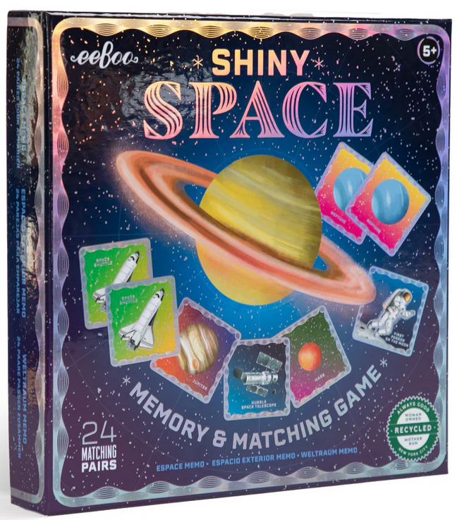 SHINY SPACE MEMORY & MATCHING GAME - THE TOY STORE