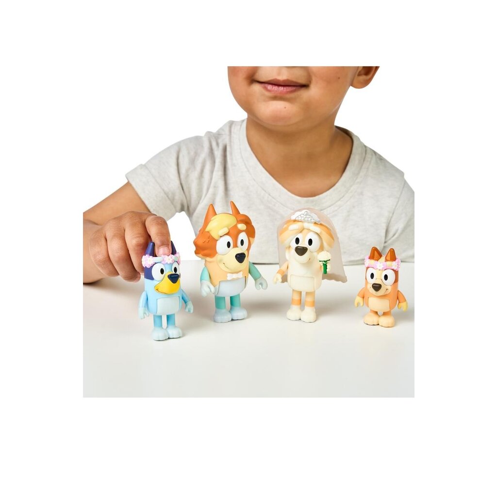 BLUEY 4 PACK FIGURES - THE TOY STORE