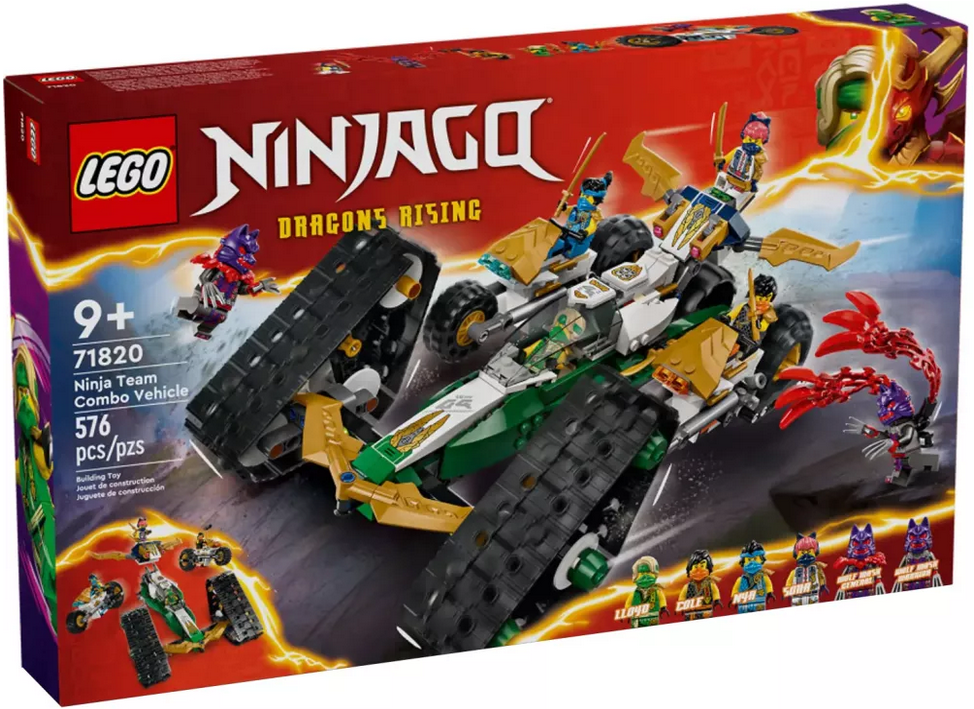 NINJA TEAM COMBO VEHICLE - THE TOY STORE