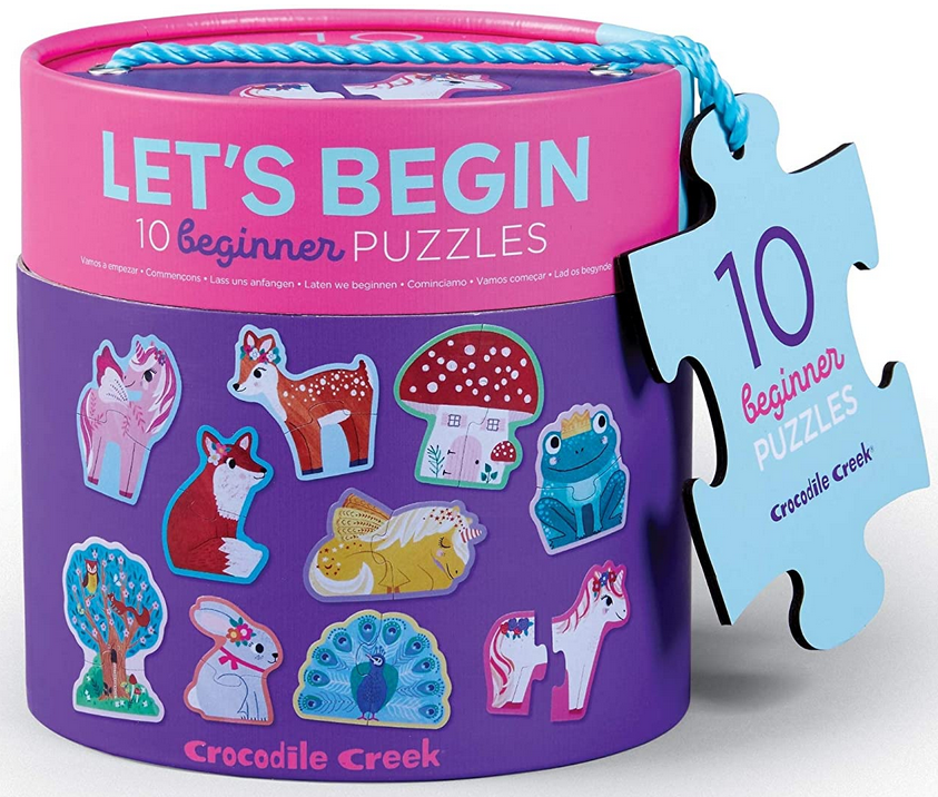 LET'S BEGIN 2 PC PUZZLE UNICORN - THE TOY STORE