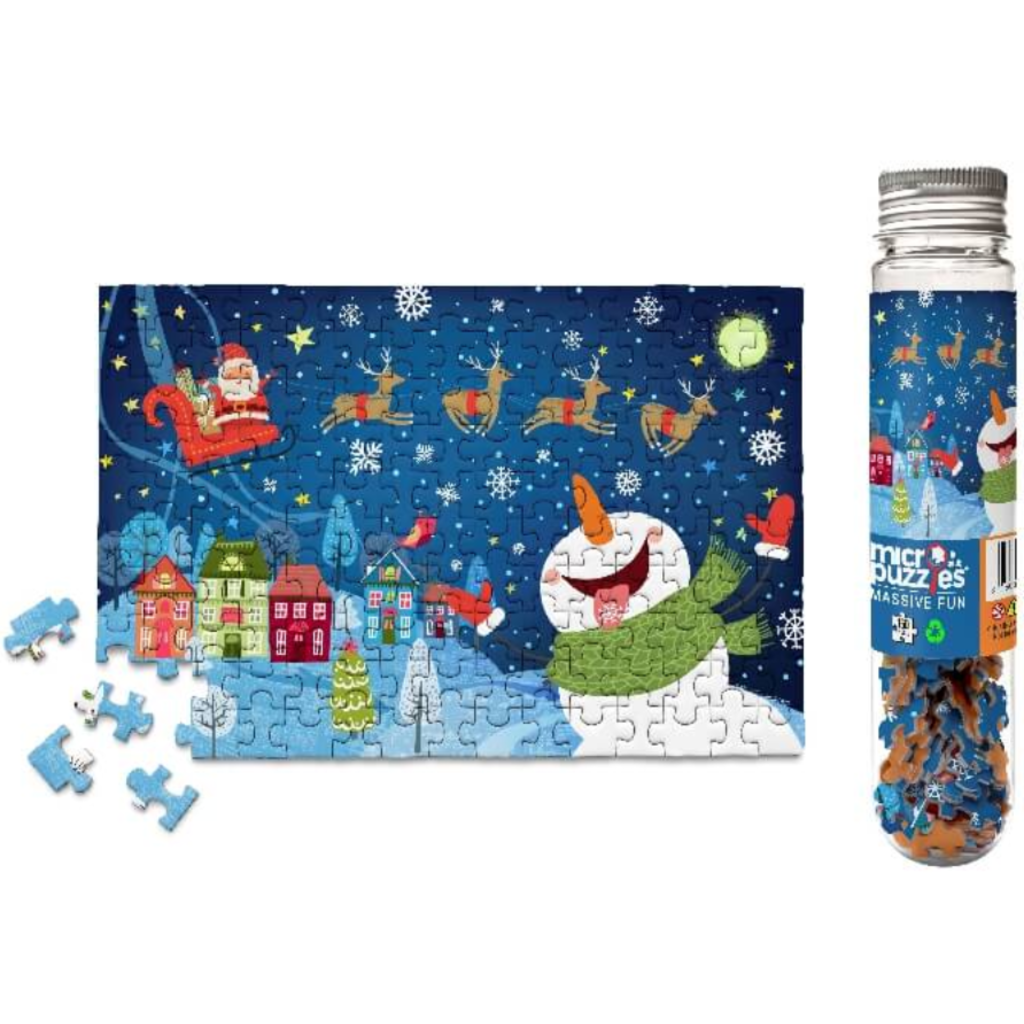150 MICRO HOLIDAY PUZZLE HERE COMES SANTA - THE TOY STORE