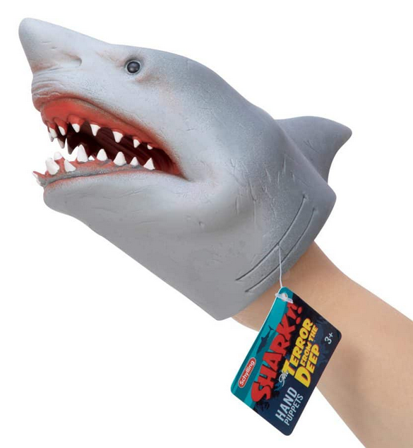 RUBBER HAND PUPPET SHARK - THE TOY STORE