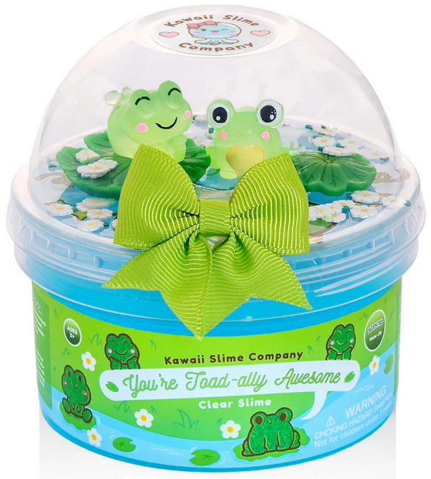 YOU'RE TOAD-ALLY AWESOME CLEAR SLIME - THE TOY STORE