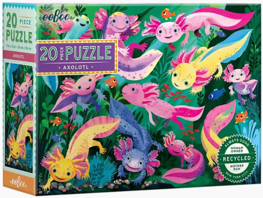 AXOLOTL 20 PC PUZZLE - THE TOY STORE