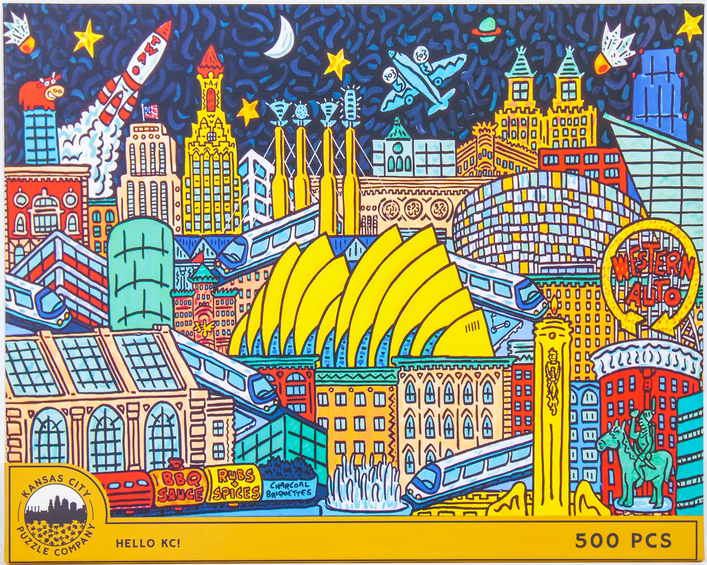 HELLO KC! 500 PC PUZZLE - THE TOY STORE