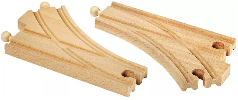 CURVED SWITCHING TRACKS SET - THE TOY STORE