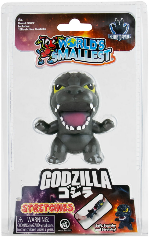 WORLDS SMALLEST GODZILLA STRETCHIES - THE TOY STORE
