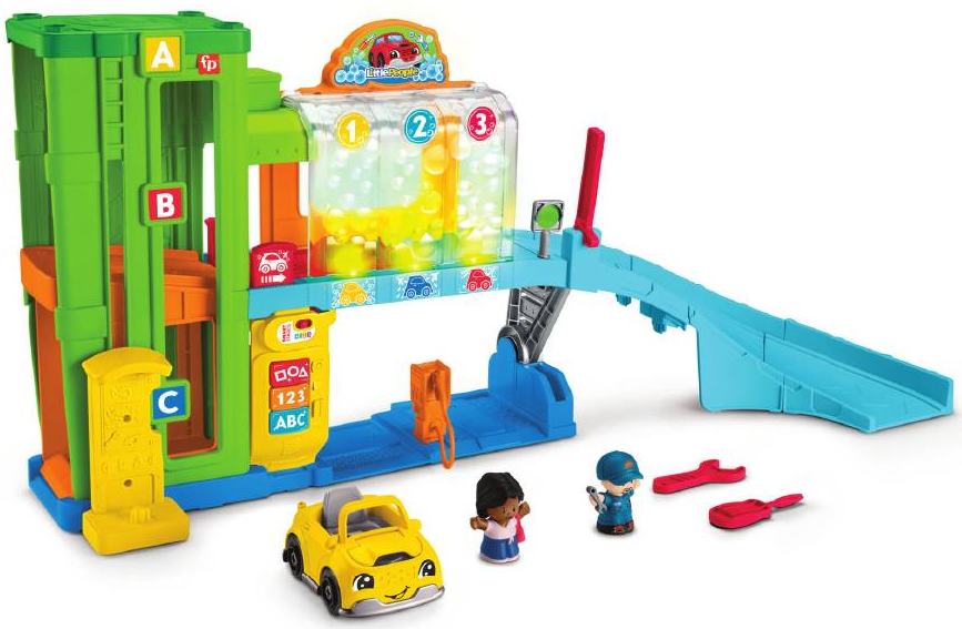 LITTLE PEOPLE LIGHT-UP LEARNING GARAGE - THE TOY STORE