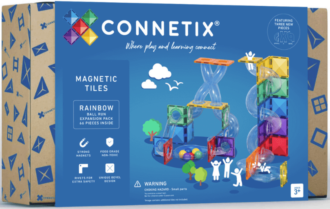 RAINBOW BALL RUN EXPANSION PACK 66 PC - THE TOY STORE