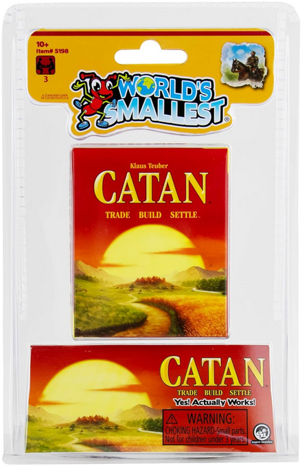 WORLDS SMALLEST CATAN - THE TOY STORE