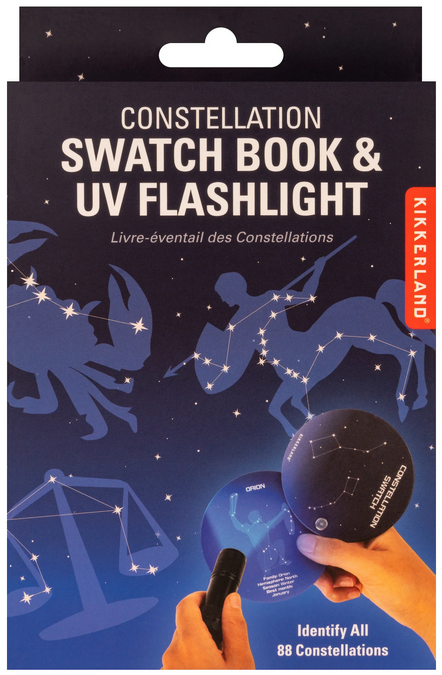 CONSTELLATION SWATCH BOOK & UV FLASHLIGHT - THE TOY STORE