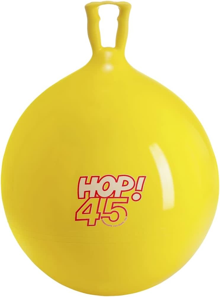 HOP BALL 45 CM YELLOW - THE TOY STORE