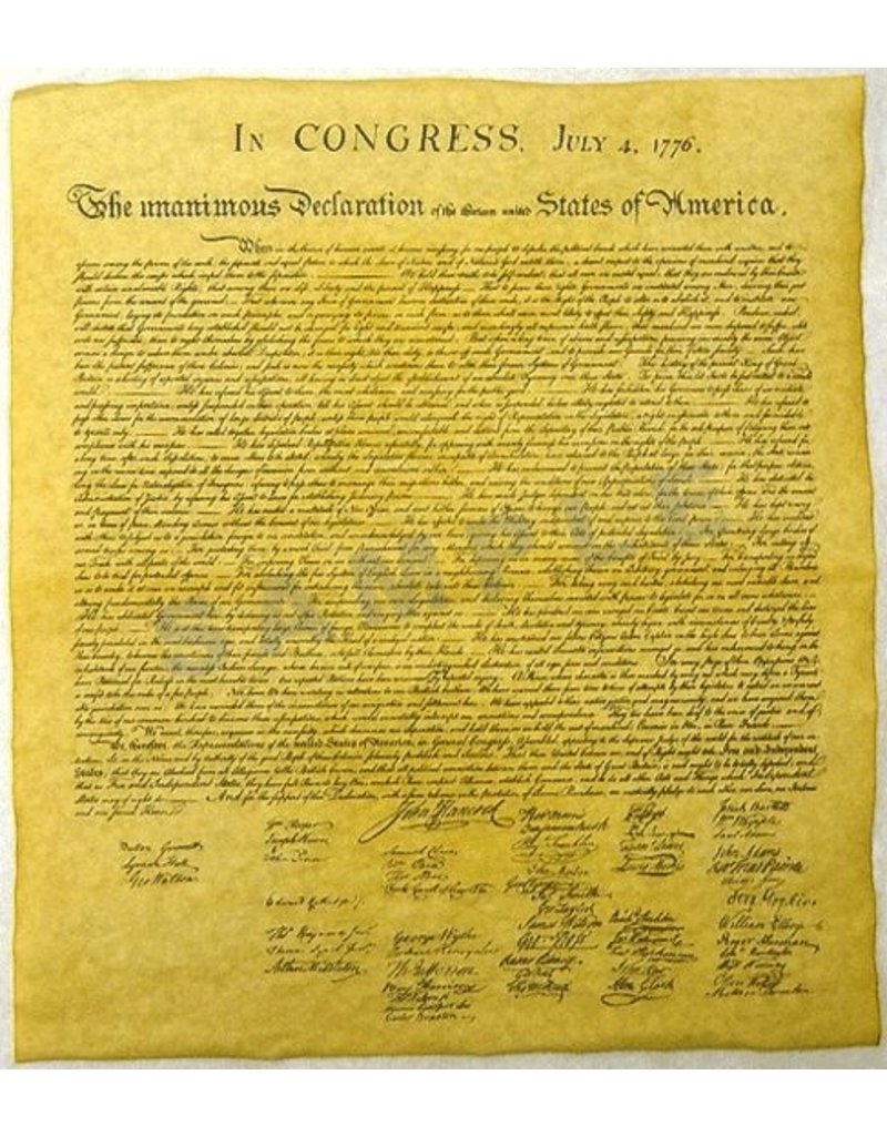 Declaration of Independence Document - Tube - Just For Him Gift Shop