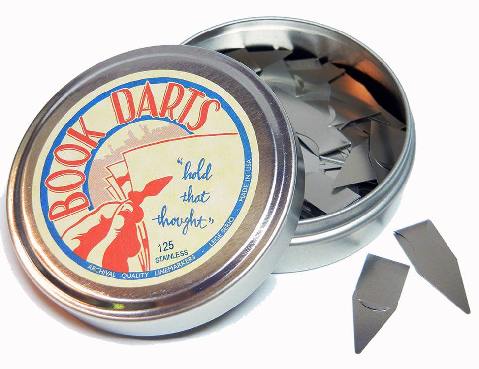 Book Darts - Stainless Steel - Just For Him Gift Shop
