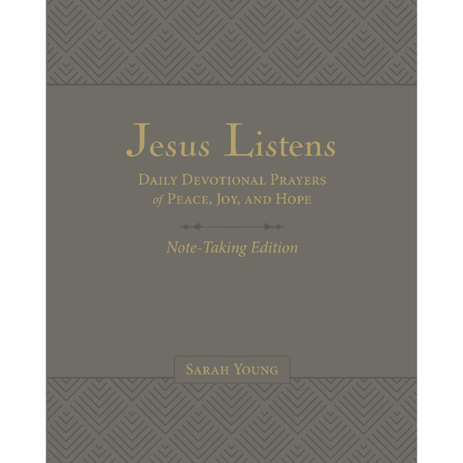Jesus Listens Note-Taking Edition, Leathersoft, Gray, with full ...