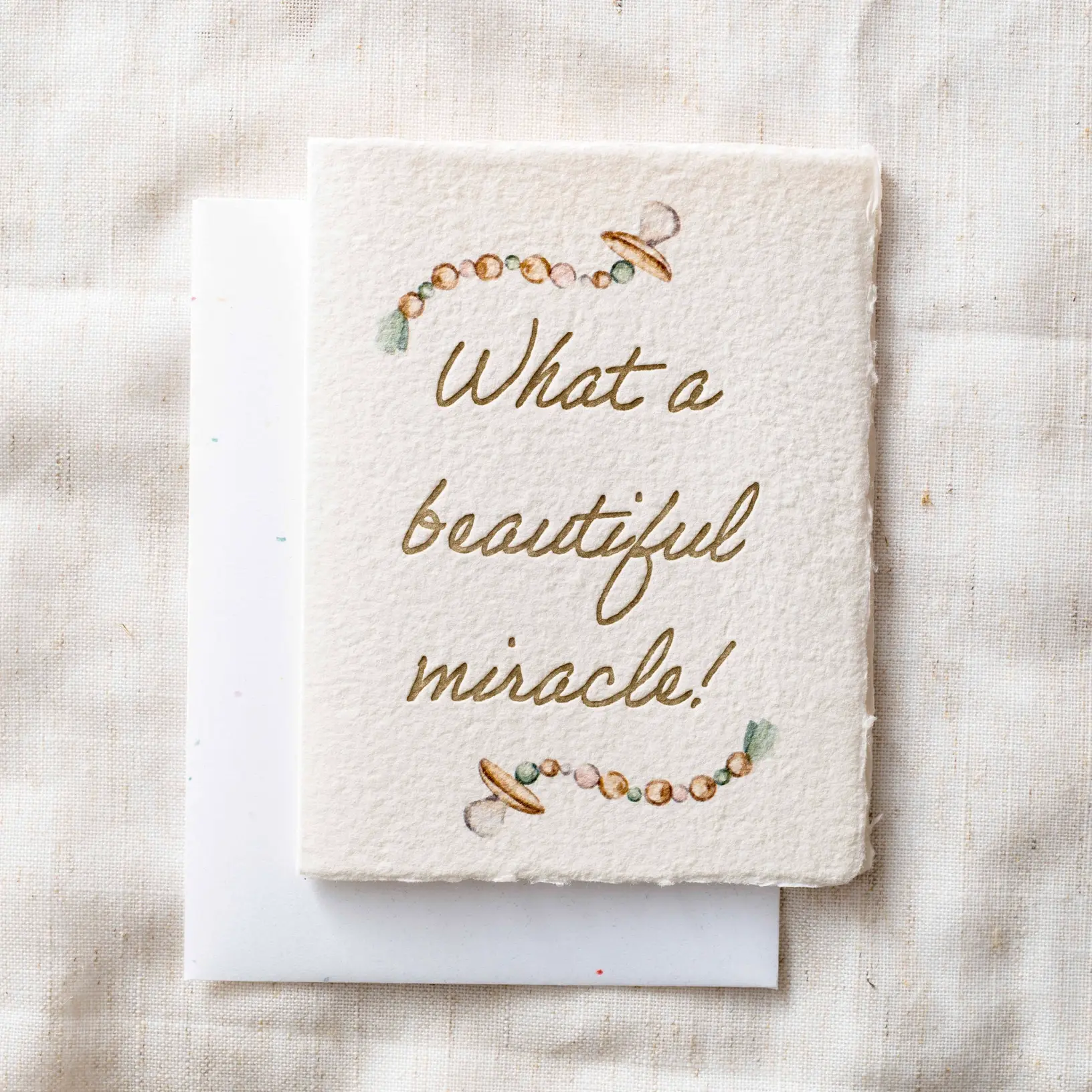 Beautiful Miracle Baby Shower Card - Seacoast Bookstore