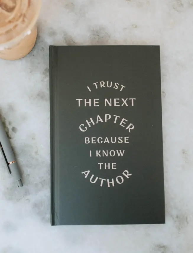 Hardcover Journal: I Trust the Next Chapter - Seacoast Bookstore