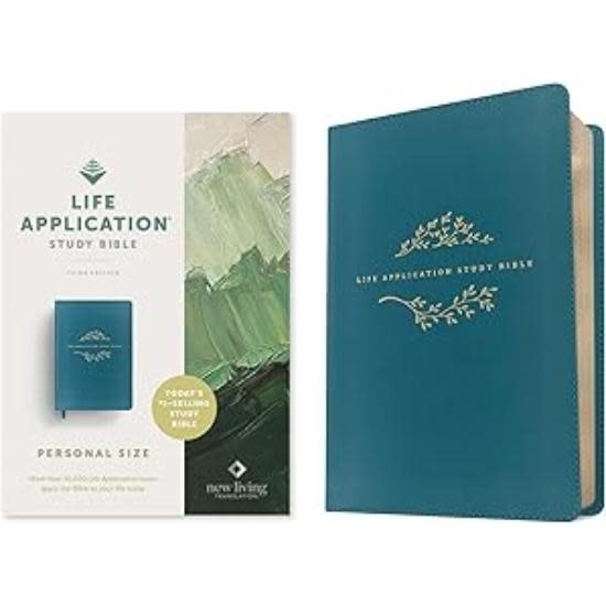 NLT Life Application Study Bible: Third Edition (Personal Size, Teal ...